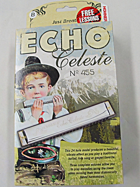 Hohner Echo Celeste Tremolo HARMONICA IN KEY OF B | Reverb
