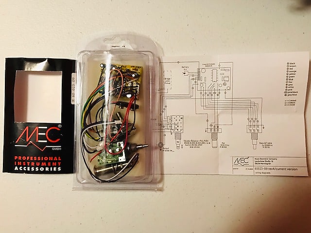 Warwick MEC 3 band EQ active pickups 9V | Reverb