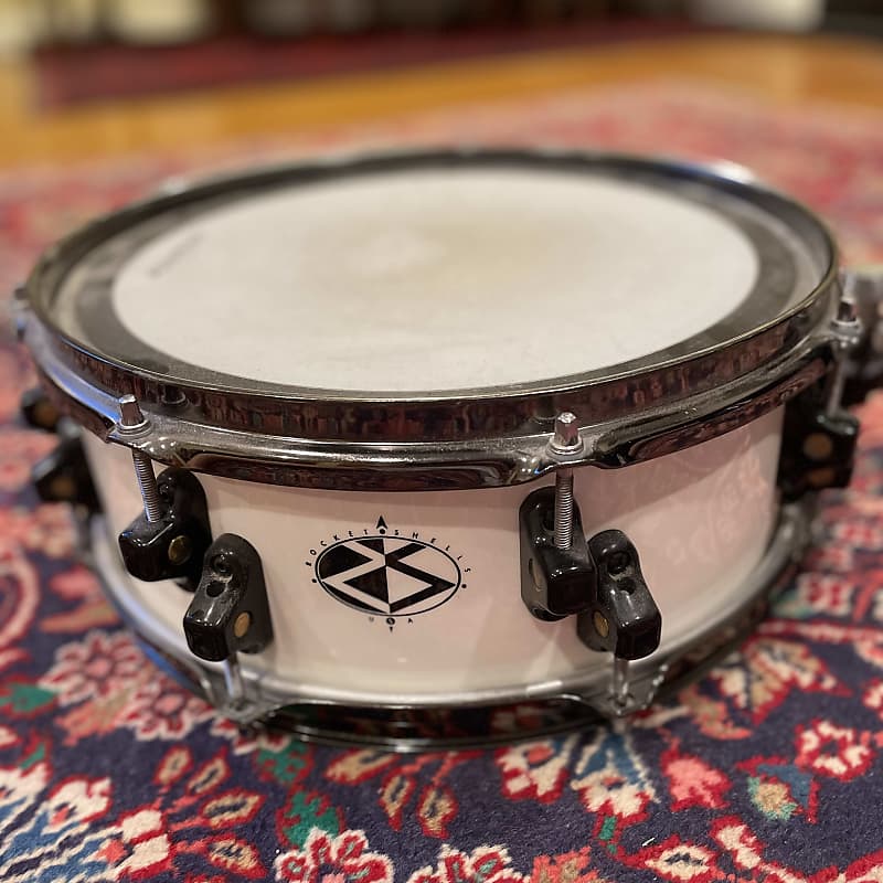 Rocket Shells Carbon Fiber Snare Drum - Custom White Finish | Reverb