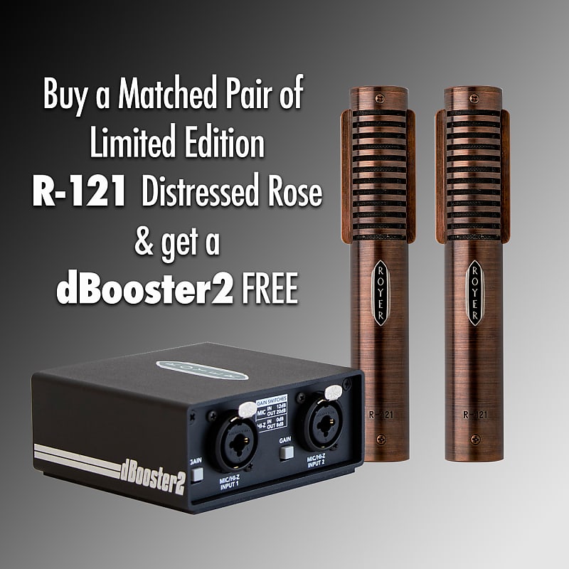 Royer R-121 Pair 25th Anniversary model 2023 - Distressed | Reverb