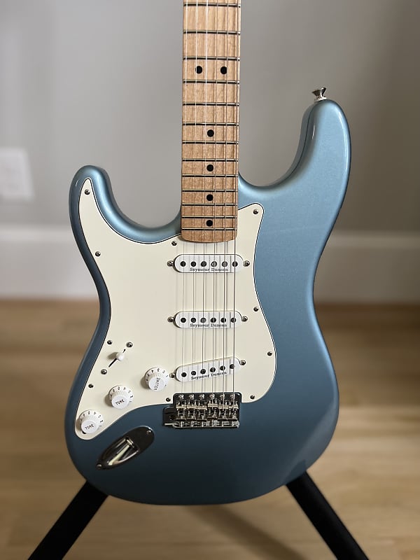 Fender Warmoth Seymour Duncan Partscaster 2022 - Ice Blue | Reverb