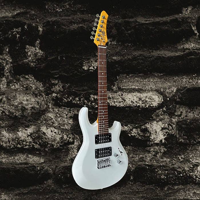 Aslin Dane Kahn Jr -Shorter scale - Pearl White Glossy | Reverb