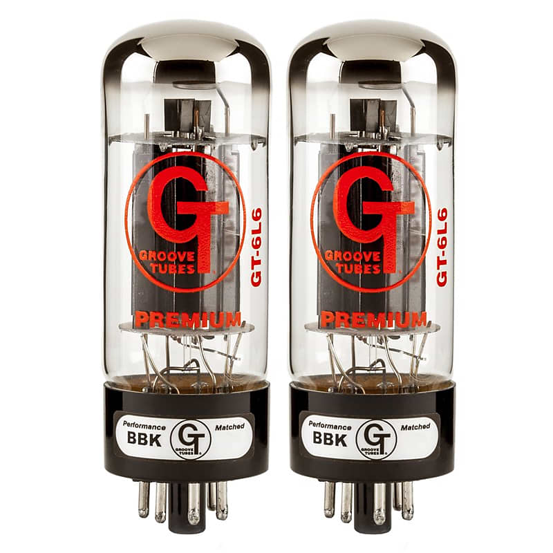 Groove Tubes GT-6L6-S Medium, Matched Pair | Reverb