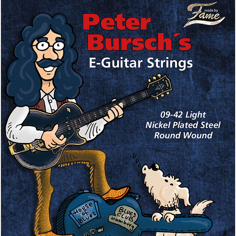 Fame PBE0942 Peter Bursch Electric Guitar Strings - Electric | Reverb