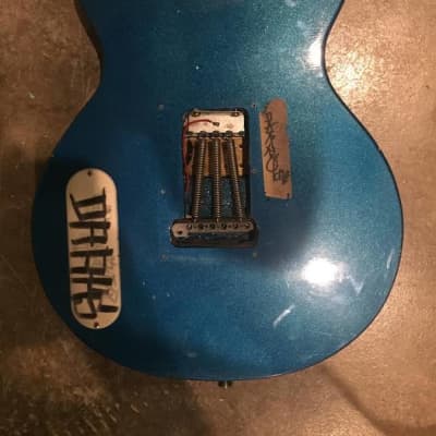 First Act ME952 - Blue sparkle LP double cut style | Reverb