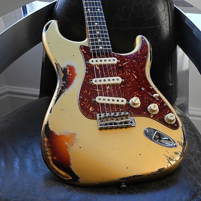 Fender CS Stratocaster - Built for 2020 Winter Namm - Roasted | Reverb