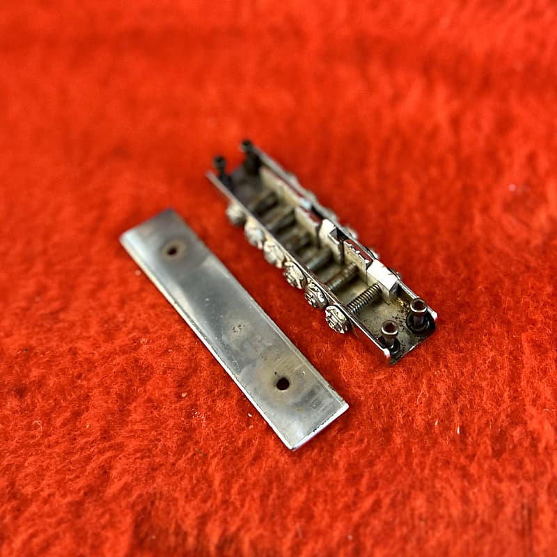 Rickenbacker 12 string guitar bridge c 1965 - Chrome original | Reverb