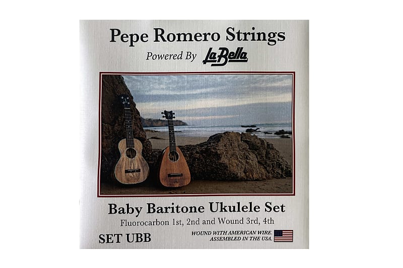 Pepe Romero UBB Baritone Ukulele Strings For Tenor Ukulele | Reverb
