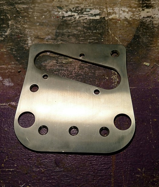 Mastery MBDC Telecaster Bridge Plate For Bigsby B5 Brushed | Reverb