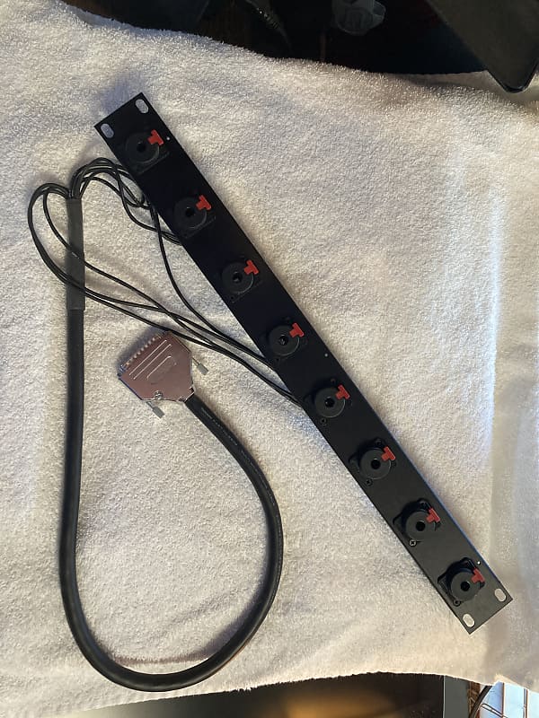 Neutrik Female TRS - DB25 rack panel 2 ft | Reverb