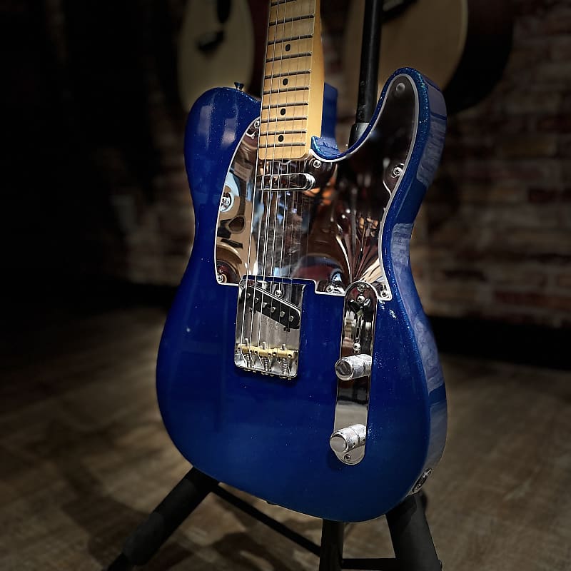Fender J Mascis Telecaster - Bottle Rocket Bkue Flake | Reverb