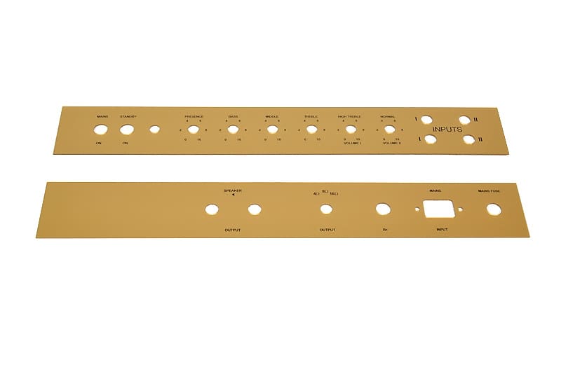 Marshall JTM45 JMP Plexi faceplate front rear panels DIY | Reverb