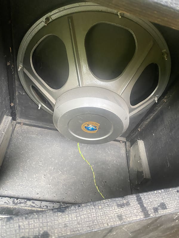 Vox 18” bas cab 1967 - Black | Reverb