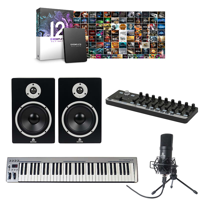Native Instruments Komplete 12 Ultimate + Keyboard, Fader | Reverb