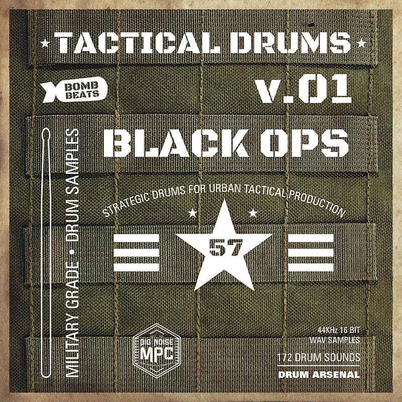 Military Boom-Bap Drum Kit Arsenal “Tactical Drums” v.01 | | Reverb UK