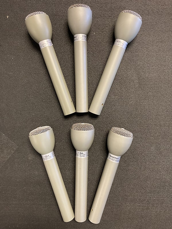 6 Electro-Voice 635A Dynamic Omnidirectional Microphones | Reverb