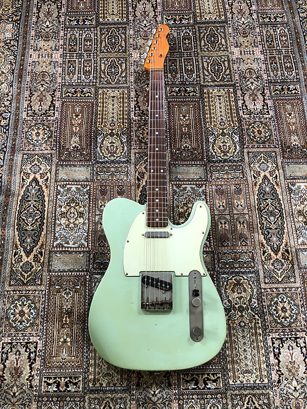 2007 Nash T-63 Ash Special Telecaster - Surf Green - Comfort | Reverb