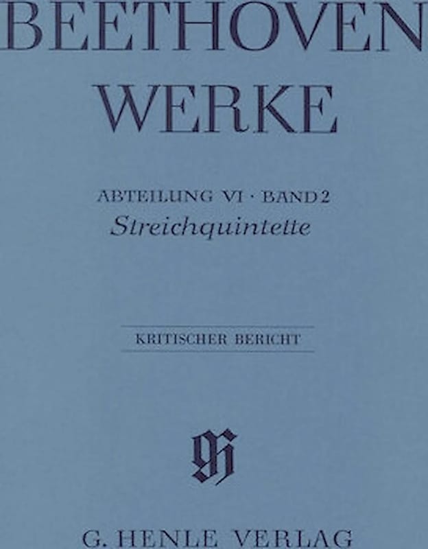 String Quintets - Beethoven Complete Edition, Abteilung VI, | Reverb