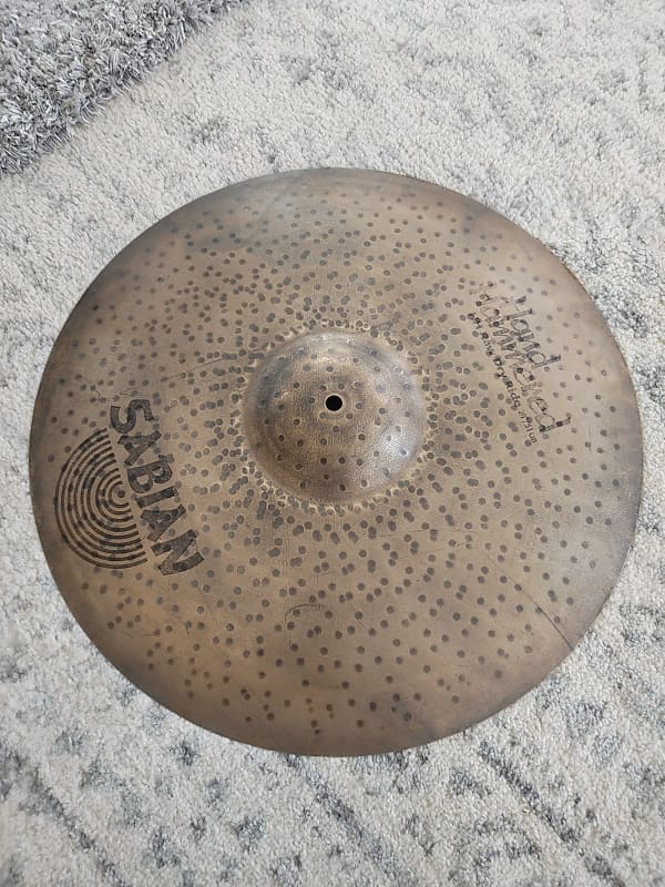 20" Sabian Hand Hammered Raw Dry Ride - Raw | Reverb