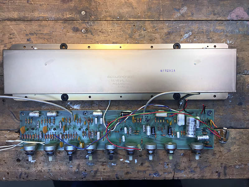 Peavey Classic circuit board with reverb tank 70”s | Reverb