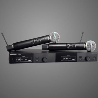 SHURE SLXD24D/B58 Dual Handheld Rackmount Digital Wireless | Reverb