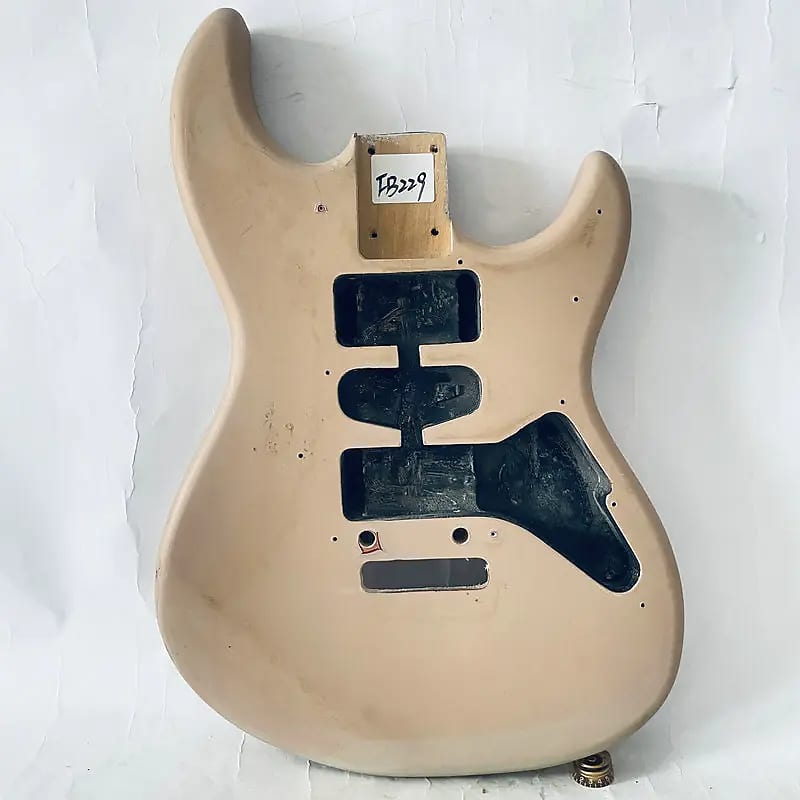Cream HSH Guitar Strat Style Body DIY Project | Reverb