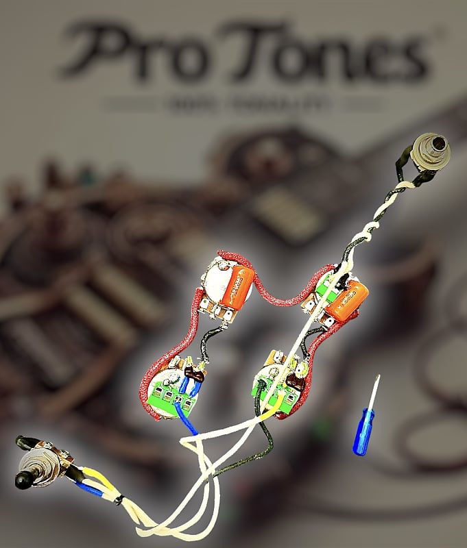 Pro Tones Gibson / Epiphone / SG Solderless Wiring Harness | Reverb