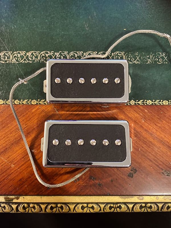 Lollar Novel 90 Pickups (2x Humbucker sized P90s) 2021 Chrome | Reverb