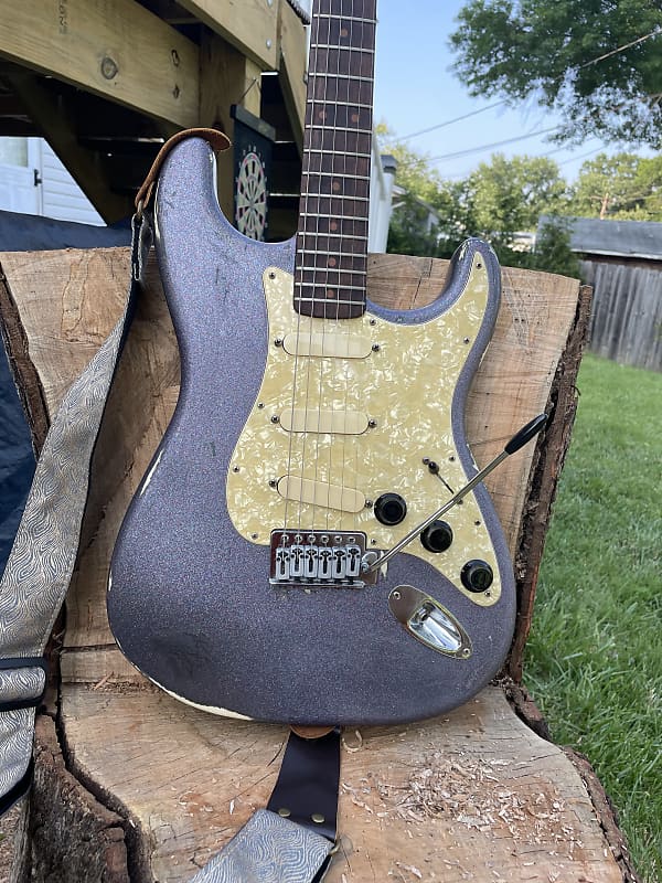 Partscaster Strat 2010 - Glitter | Reverb