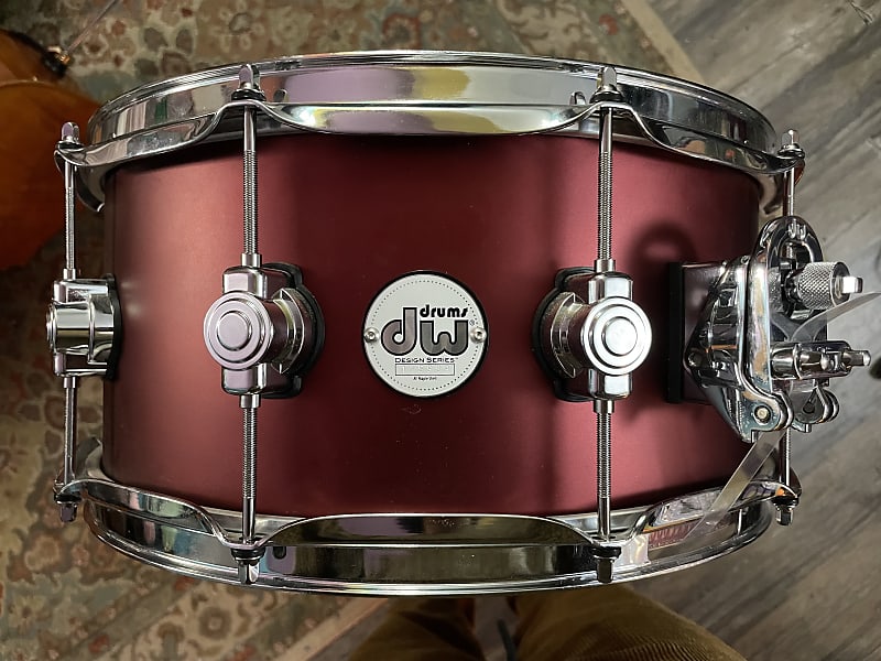 DW Design Series Snare Drum 6.5 x 14 2019-2020 - Crimson | Reverb