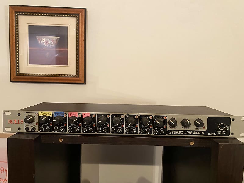 Rolls RM203x Stereo Mixer | Reverb