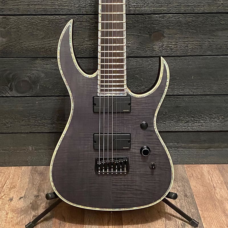 B.C. Rich Shredzilla Extreme 7-String Black Electric Guitar | Reverb