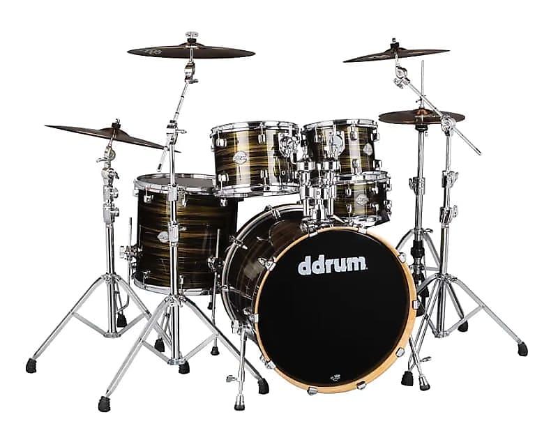 ddrum Dominion Birch 5 Piece Shell Pack Drum Kit Brushed | Reverb