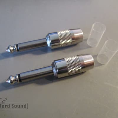 G&H Plugs - 1/4" "Stubby" Half Profile TS/Mono Plug Set (2 | Reverb