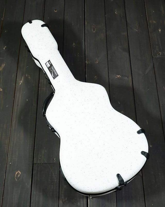 Calton Orchestra Model, OM Case, White Granite, Black | Reverb