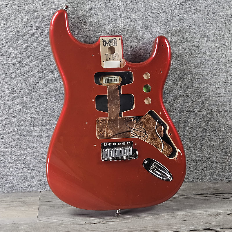 2010 Fender Stratocaster Red Metallic Body W/Bridge | Reverb