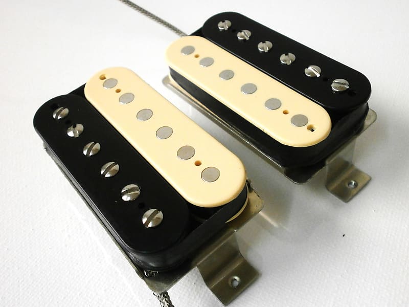 Q pickups 1959 PAF ZEBRA Humbucker VINTAGE CORRECT Clones 59 | Reverb