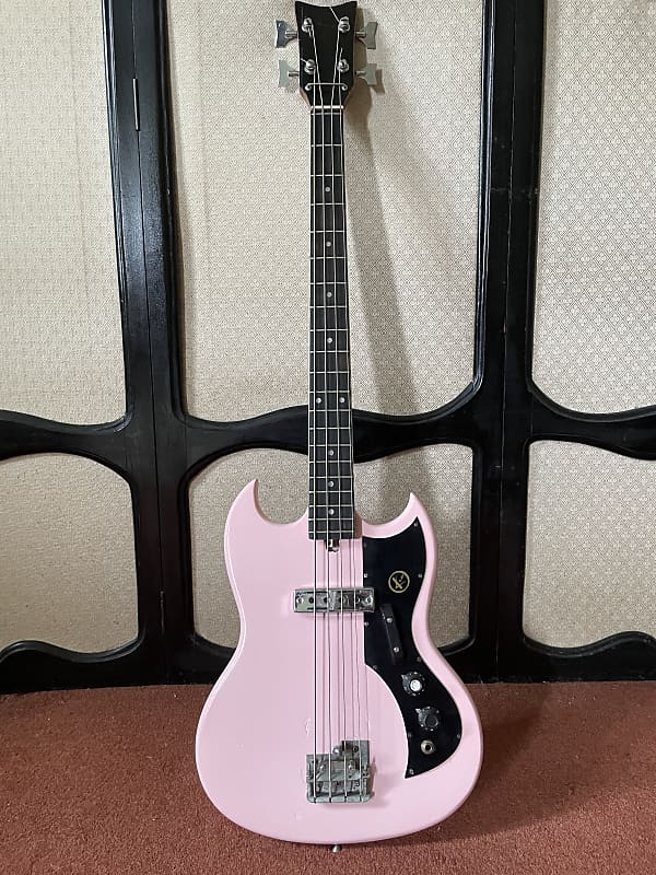 Kay EB-1 vintage 1960s - Shell Pink | Reverb UK