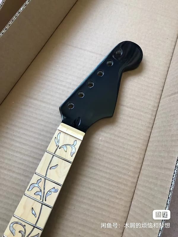 Maple Wood Guitar Strat Style Neck, 22 Frets Fingerboard, | Reverb