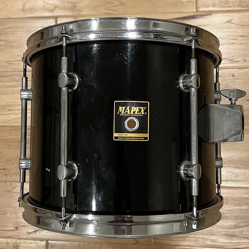 Mapex 10x12" Rack Tom in Piano Black Lacquer | Reverb