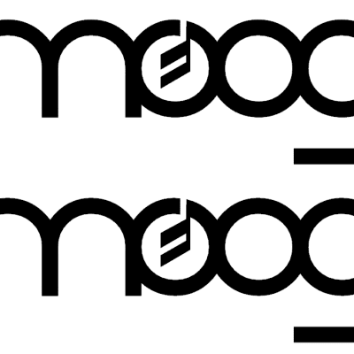 Logo Moog - Pack of Adhesive Vinyl Stickers Decal | Reverb France