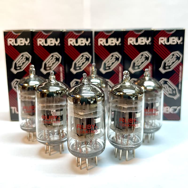 Ruby 6 Pack 12AX7AC5 HG Preamp Tubes | Reverb Canada