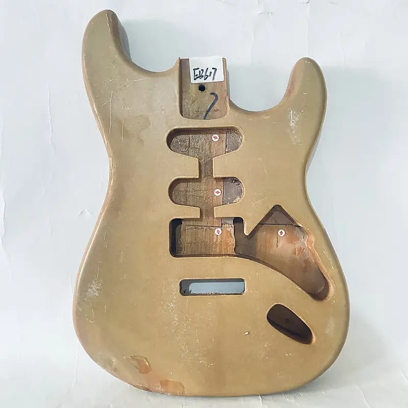 HSS DIY Project Guitar Stratocaster Strat Style Body | Reverb
