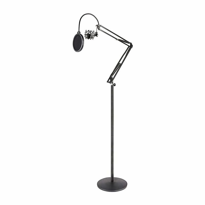 Microphone Boom Suspension Stand - Scissor Spring Arm Floor | Reverb
