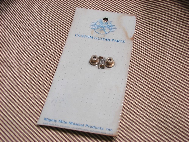 Mighty Mite Brass String Tree Set For Guitar NOS 70-80's | Reverb