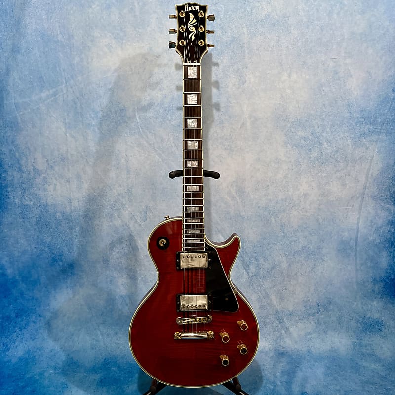 Burny Fernandes RLC 2000s Les Paul Custom Red | Reverb