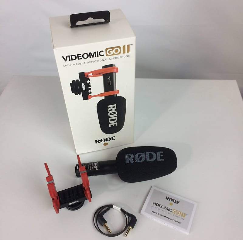 Rode VideoMic GO II Lightweight On-Camera Microphone with USB | Reverb