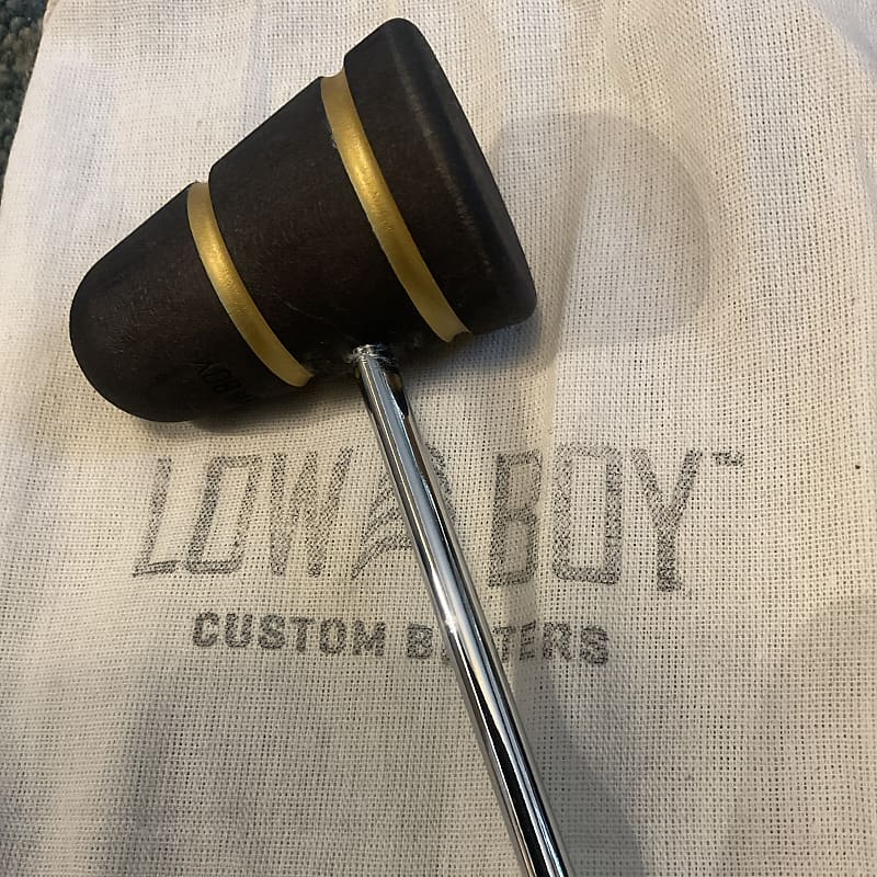 Low Boy Custom Beater - Standard Beater, Black with Gold | Reverb