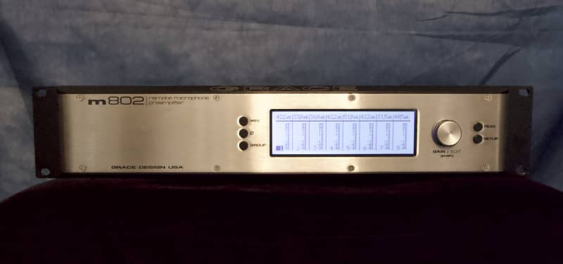 Grace Design M802 Microphone Preamp with M802RCU Remote | Reverb