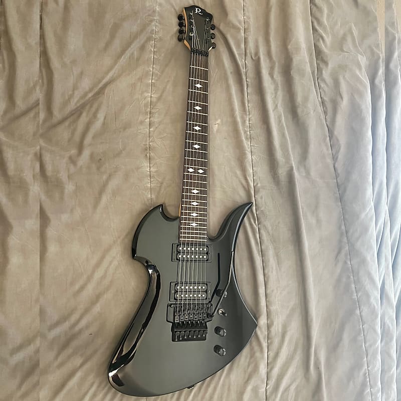 B.C. Rich 7-String Mockingbird Late 2000's - Black (Japanese | Reverb